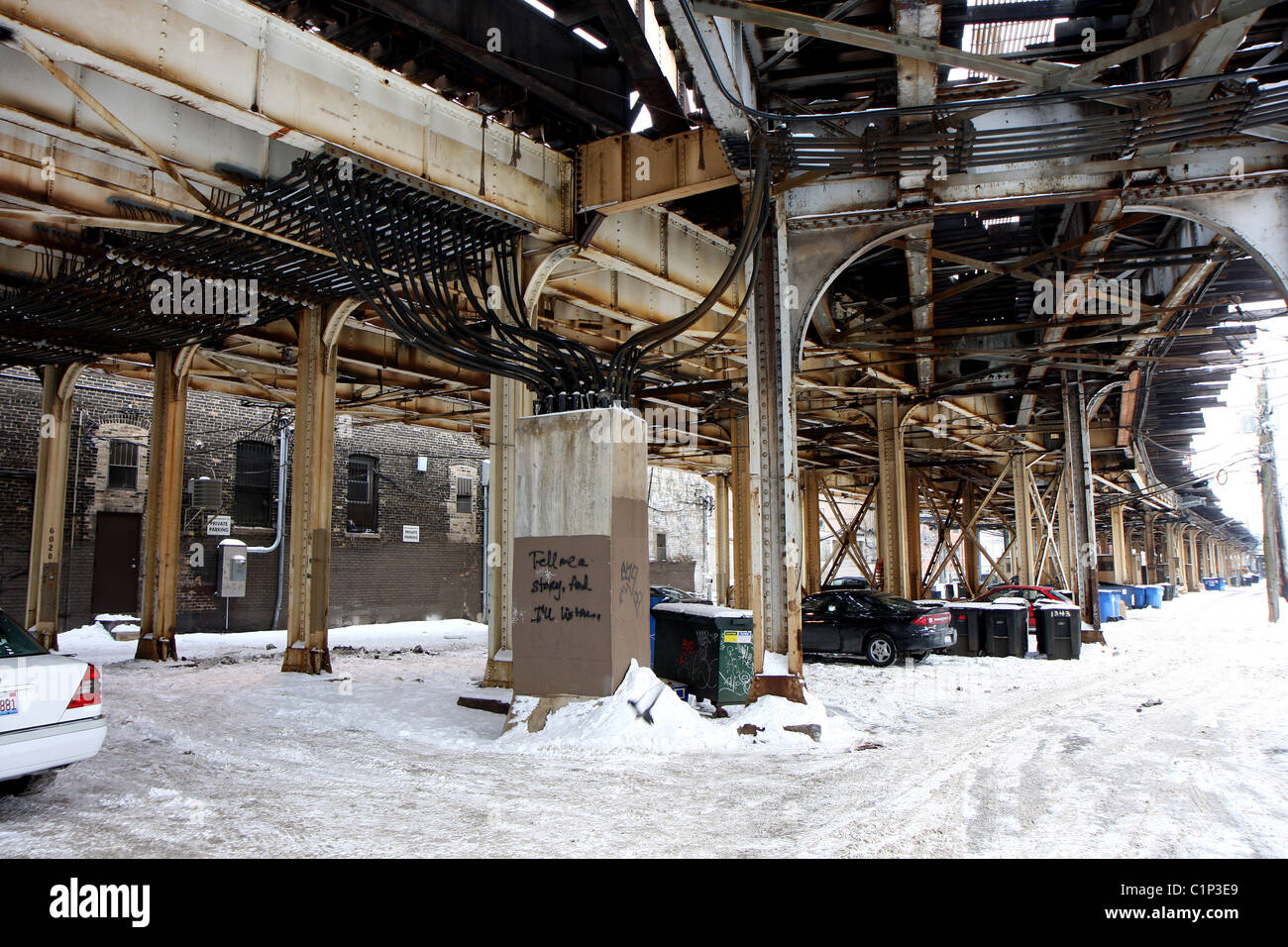 Train junction in chicago hi-res stock photography and images - Alamy