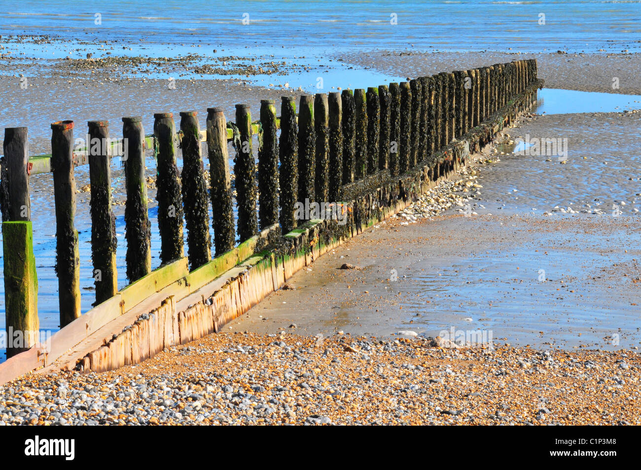 Climping sea erosion hi-res stock photography and images - Alamy