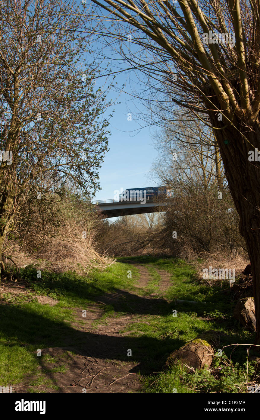Postwick road viaduct A47 Norfolk Stock Photo - Alamy