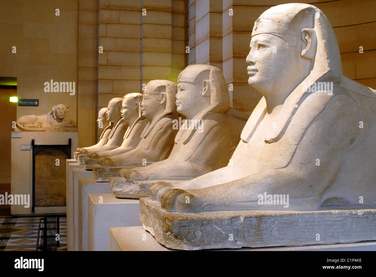 France, Paris, musee du Louvre, egyptian antiquities departement ...