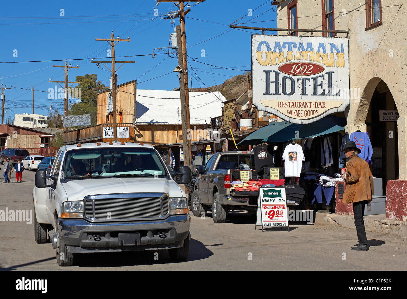 Oatman arizona usa sign hi-res stock photography and images - Alamy