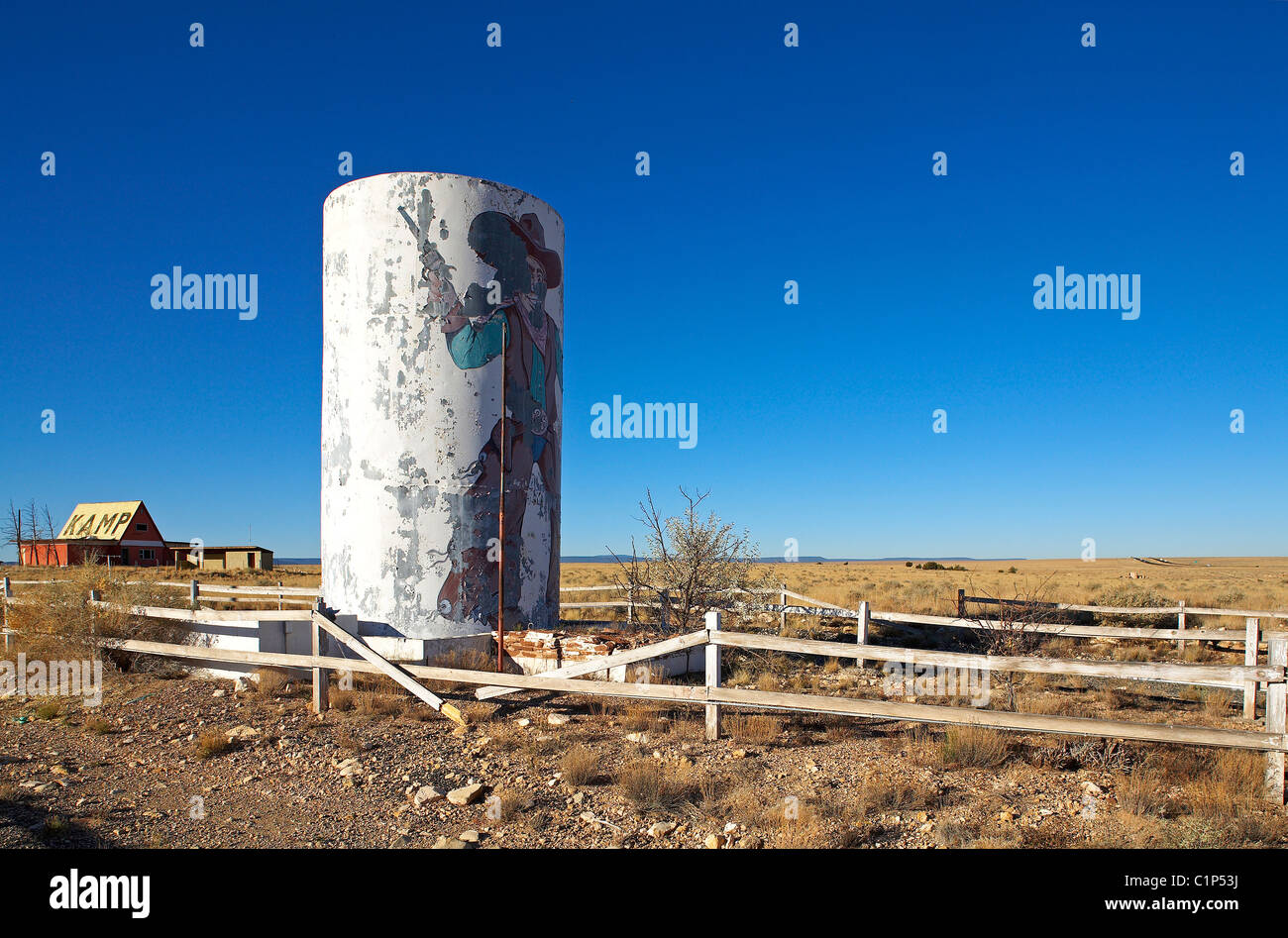 United States, Arizona, Route 66, Two Guns, ghost town between ...