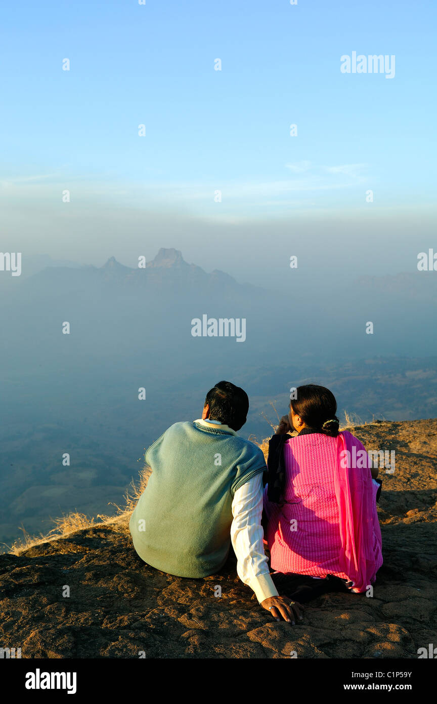 India, Maharashtra, Matheran weather station at 803m altitude, from ...