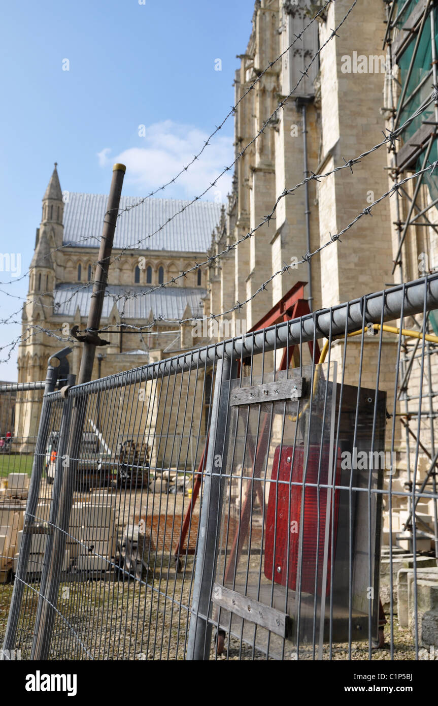 York Minster building site Stock Photo - Alamy