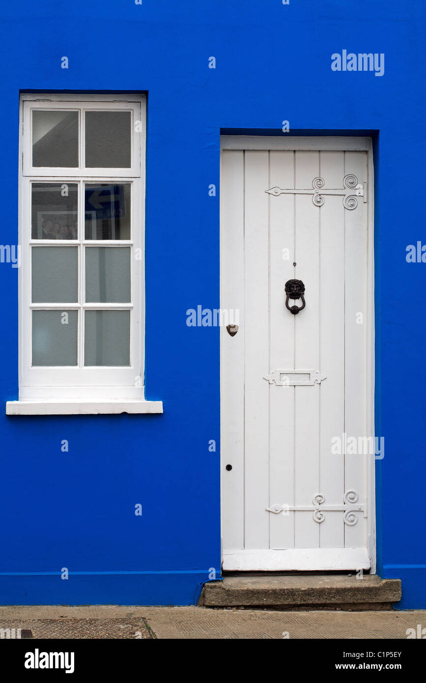 United Kingdom, London, Chelsea District, 23 Godfrey Street, blue ...