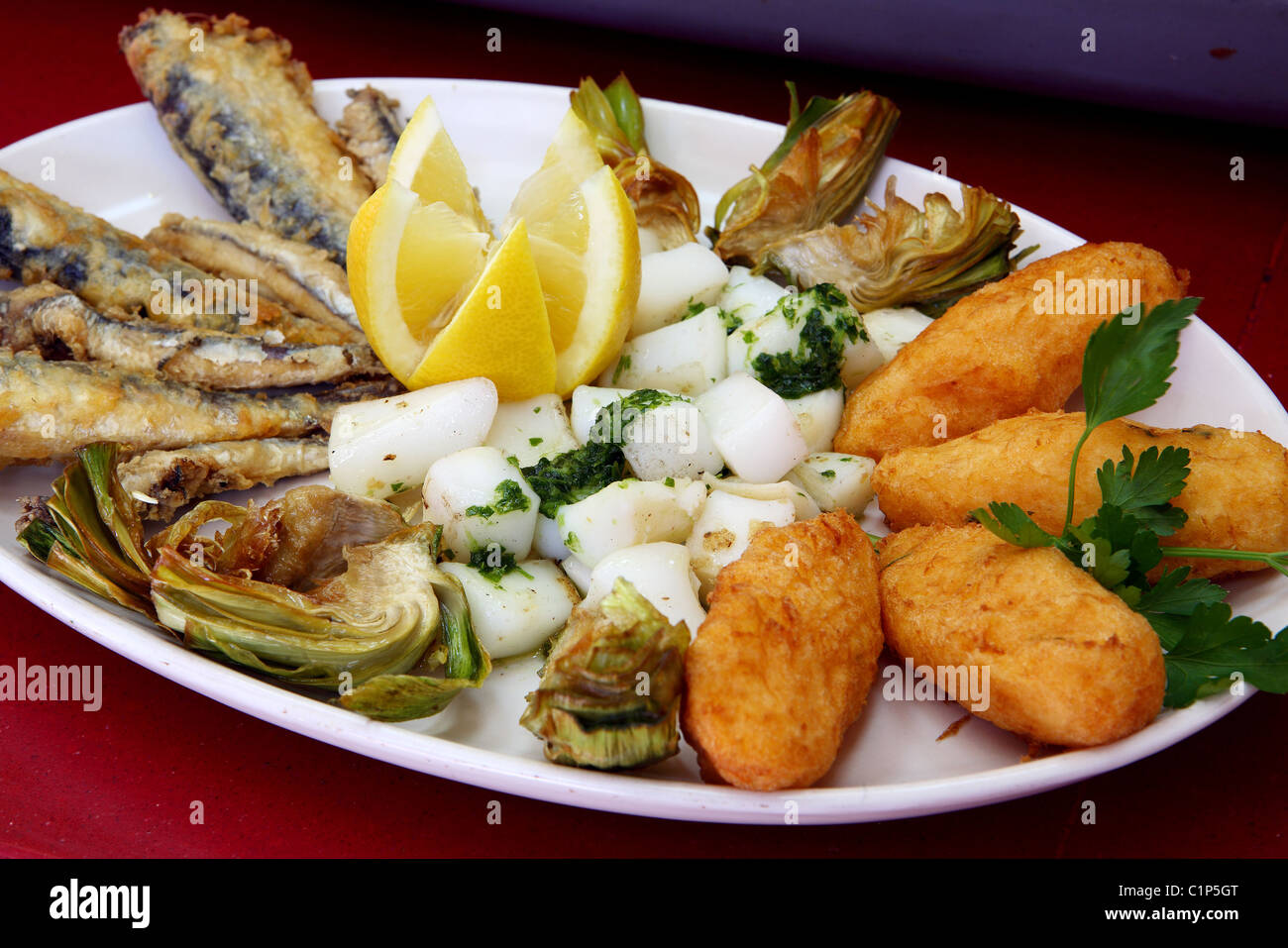Spain, Valencia, assorted tapas Stock Photo - Alamy