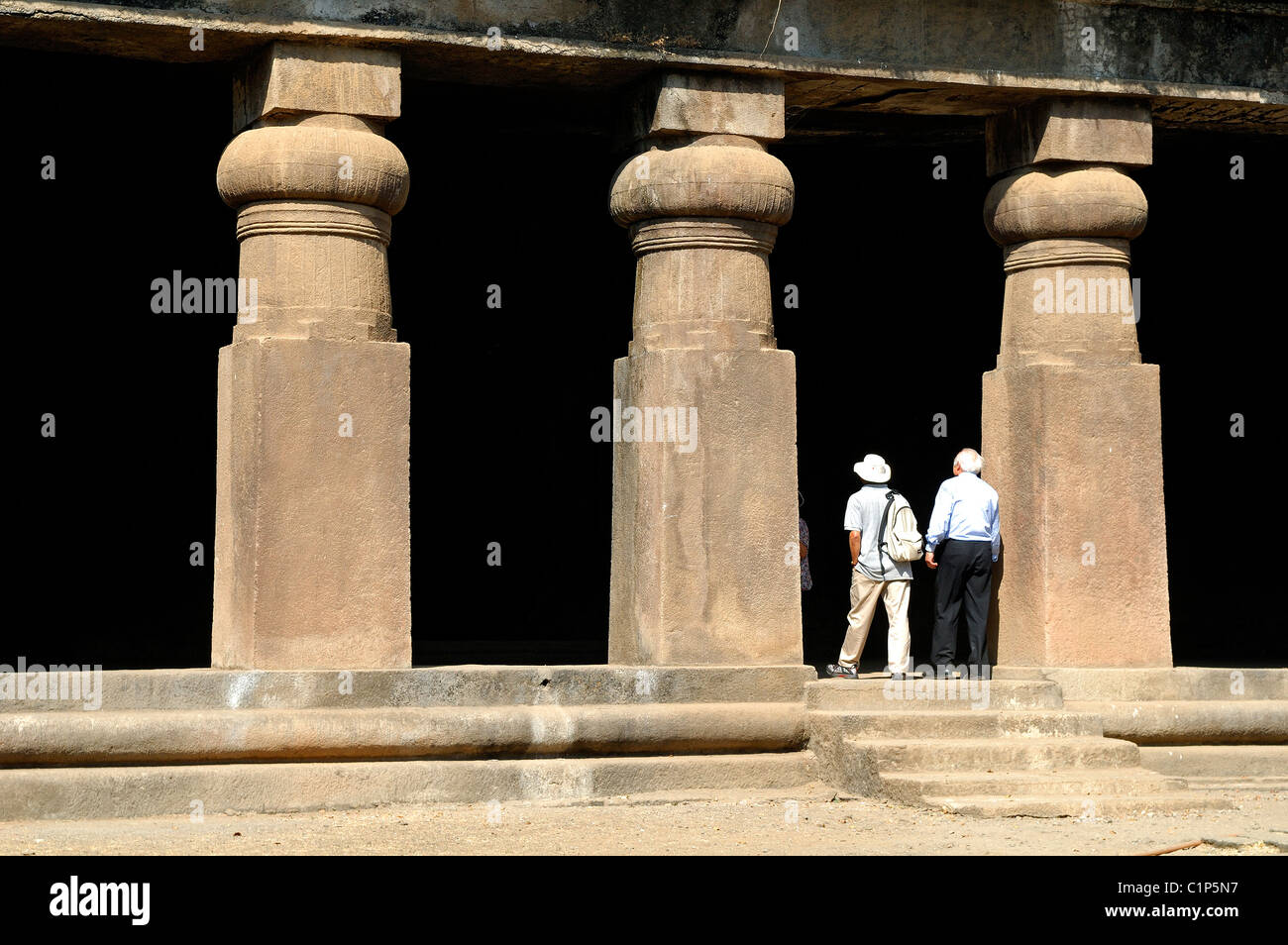 India, Maharashtra state, Mumbai (Bombay), Elephanta Island Stock Photo ...