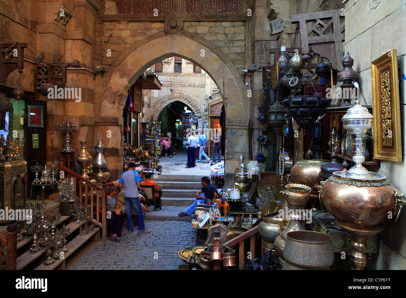 Egypt, Cairo, Khan El Khalili souk Stock Photo - Alamy