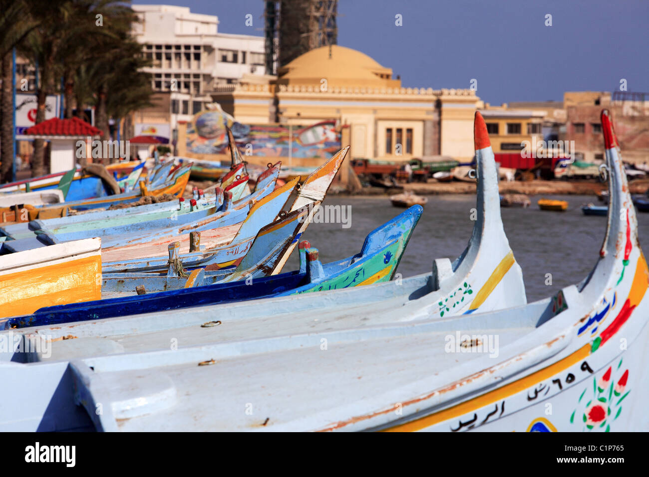 Egypt, the Mediterranean coast, Alexandria, harbour Stock Photo - Alamy