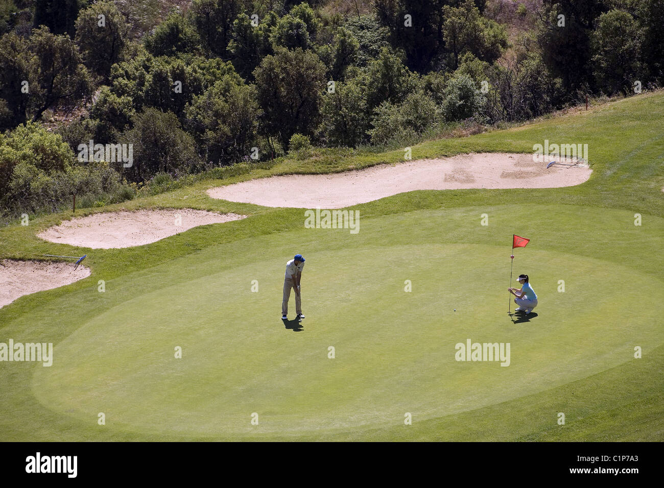 France, Var, Sainte Maxime Golf Course Stock Photo - Alamy