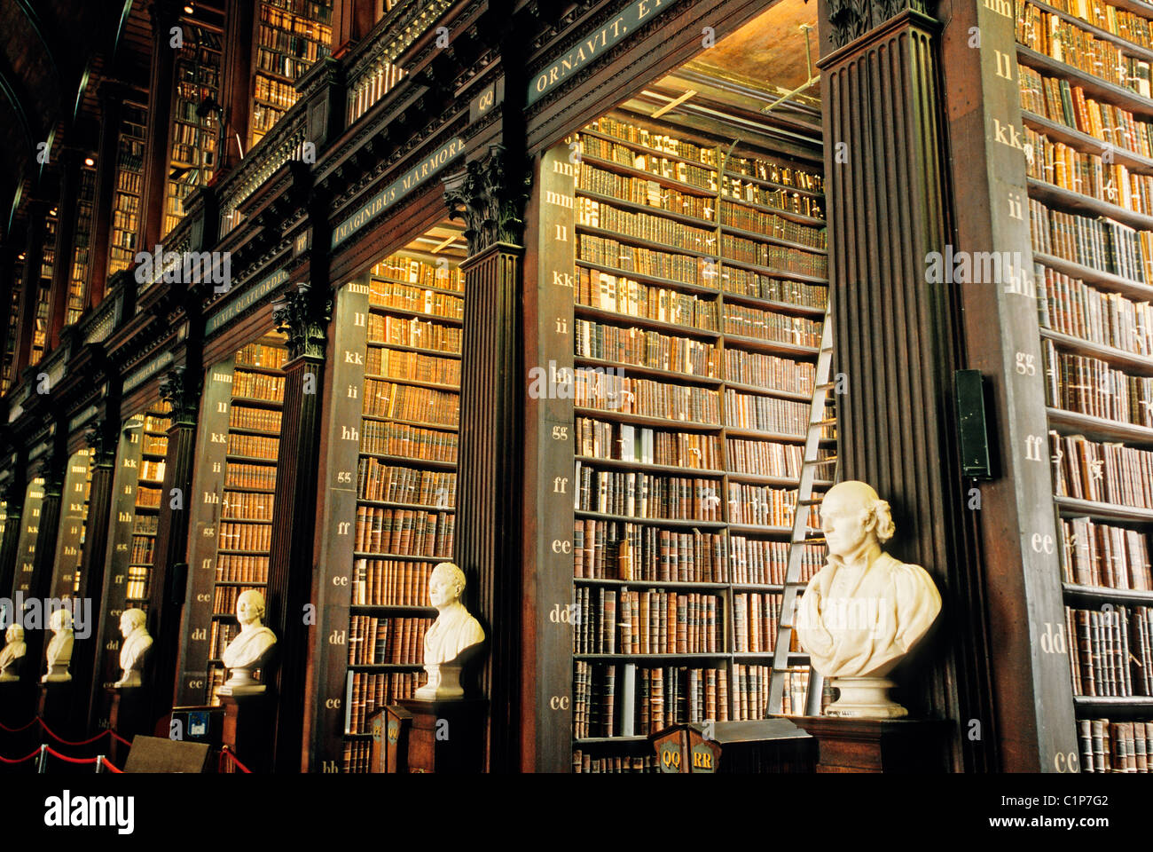 Trinity college dublin bust hi-res stock photography and images - Alamy