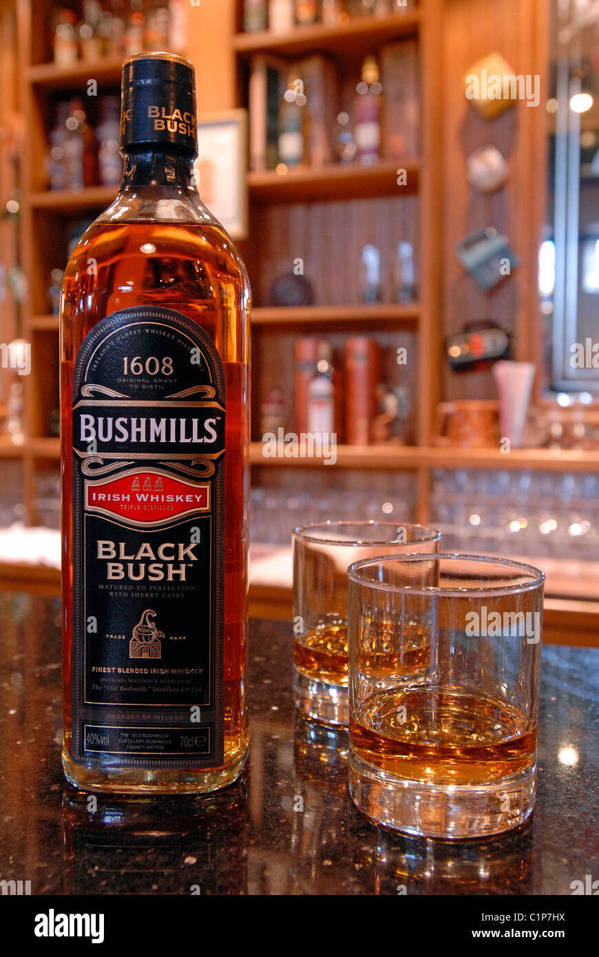 Bottle bushmills whisky hi-res stock photography and images - Alamy