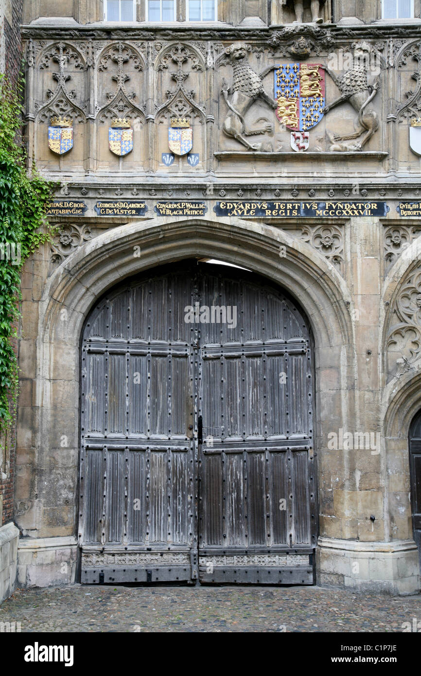 Cambridge University, Trinity College Gate Stock Photo - Alamy