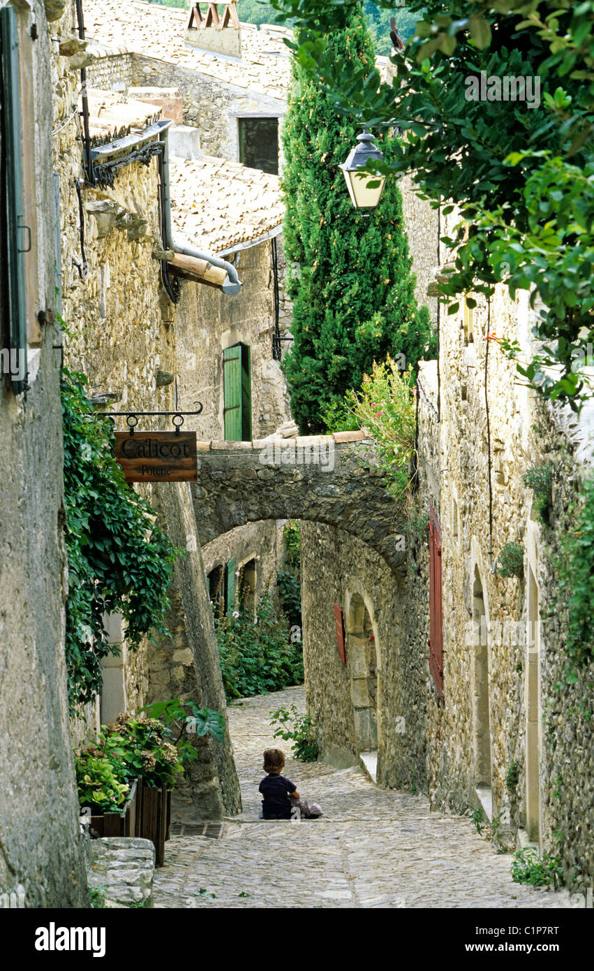 France Drome Drome Provencale Mirmande labelled Les Plus Beaux Villages de France (The Most ...