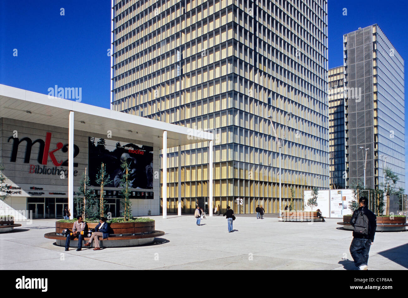 France, Paris, National Library of France by the architect Dominique ...