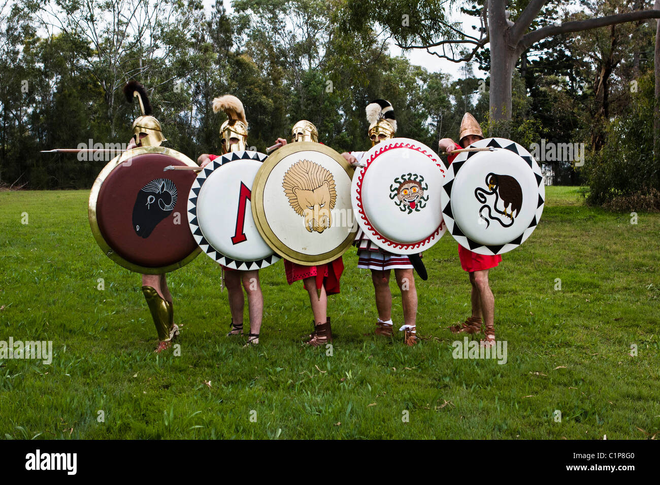 Roman soldier reenactment hi-res stock photography and images - Alamy