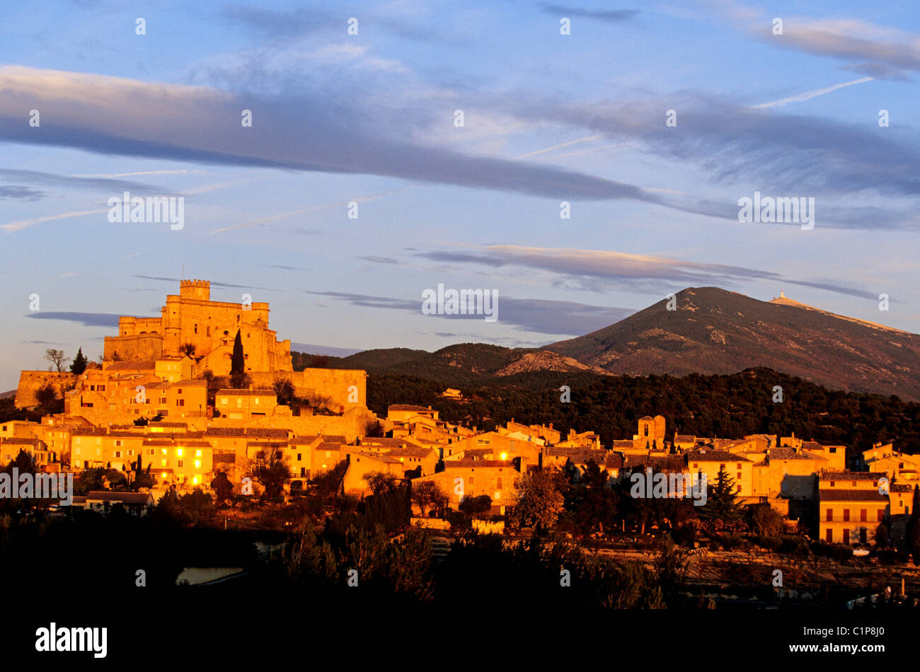 France, Vaucluse, Le Barroux village Stock Photo - Alamy
