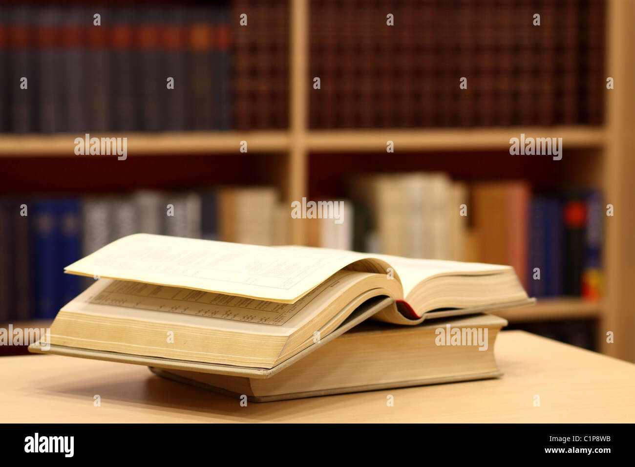 Books in library Stock Photo - Alamy