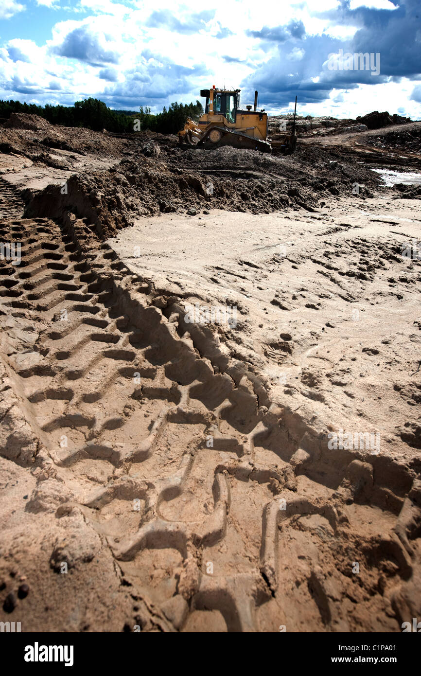 Bulldozer Tracks High Resolution Stock Photography and Images - Alamy