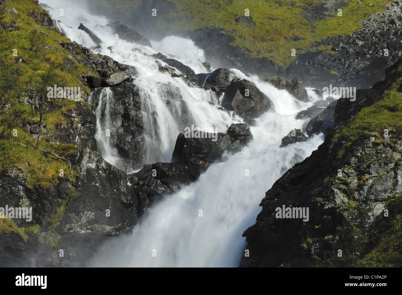 Latefoss waterfalls hi-res stock photography and images - Alamy
