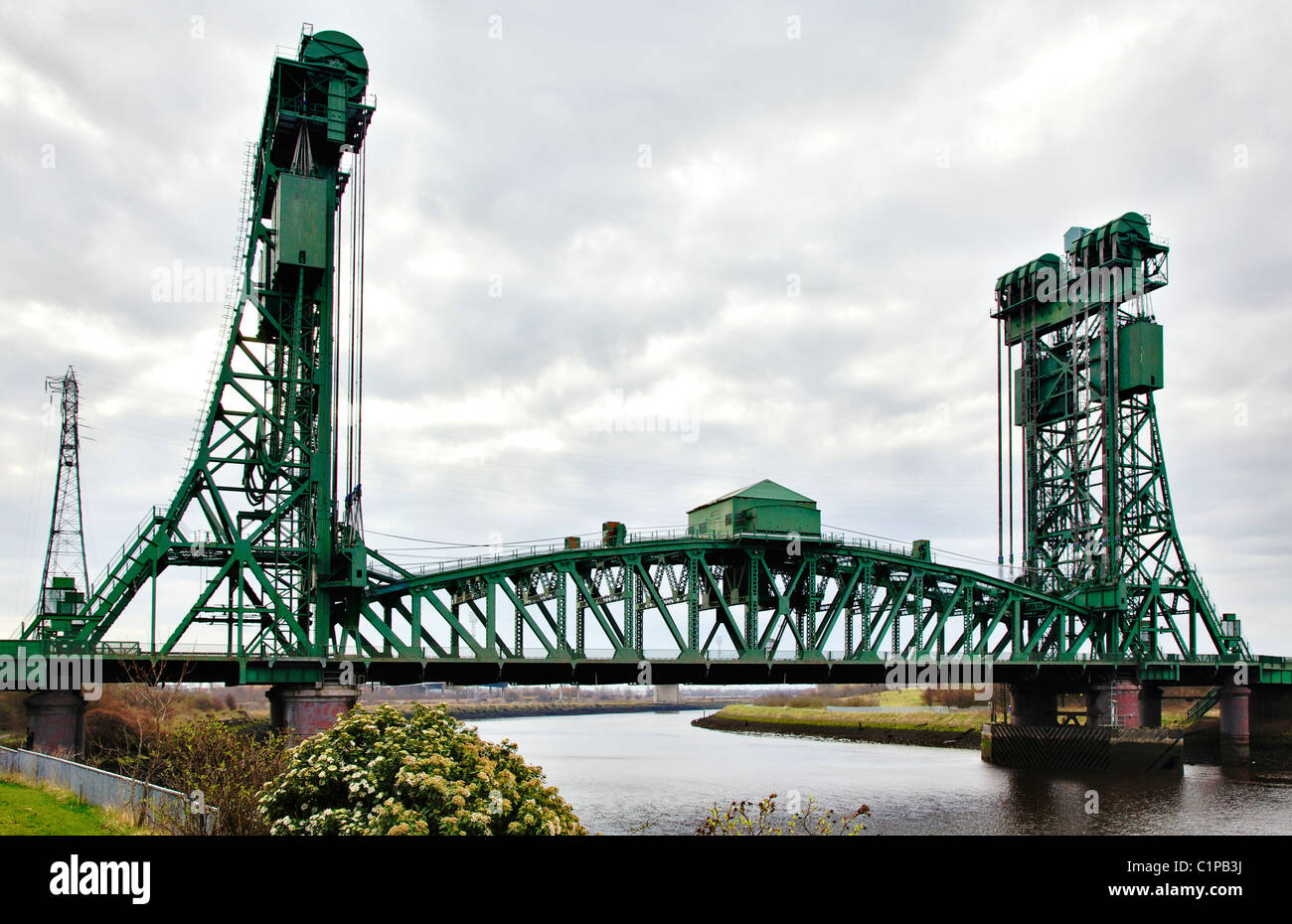 Newport Bridge over river Tees, Teeside UK Stock Photo - Alamy