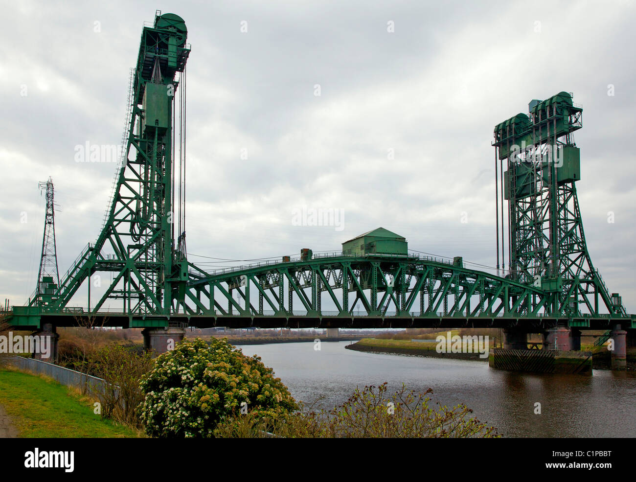 Newport Bridge over river Tees, Teeside UK Stock Photo - Alamy