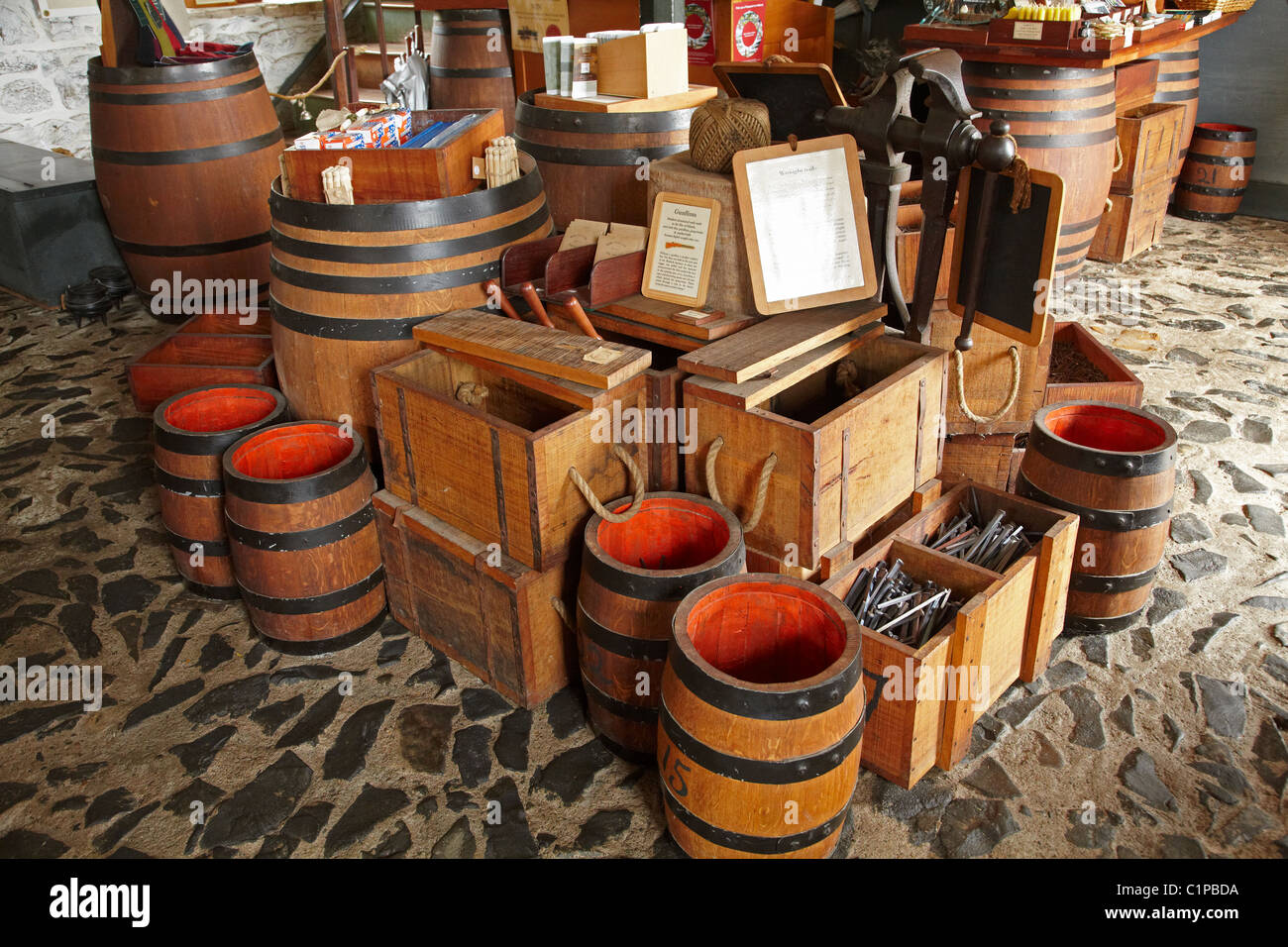 Interior of the historic stone store 1836 hi-res stock photography and ...