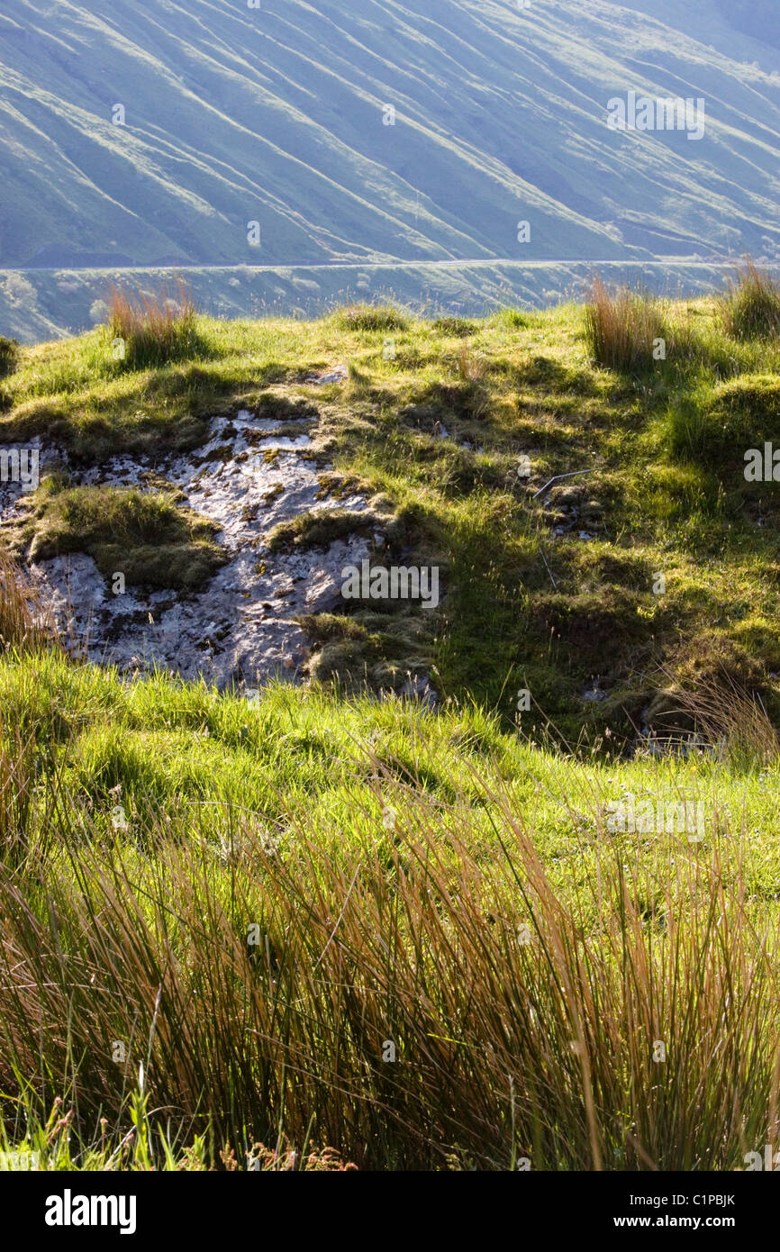 Scotland, Argyll, ditch in grassy landscape Stock Photo - Alamy