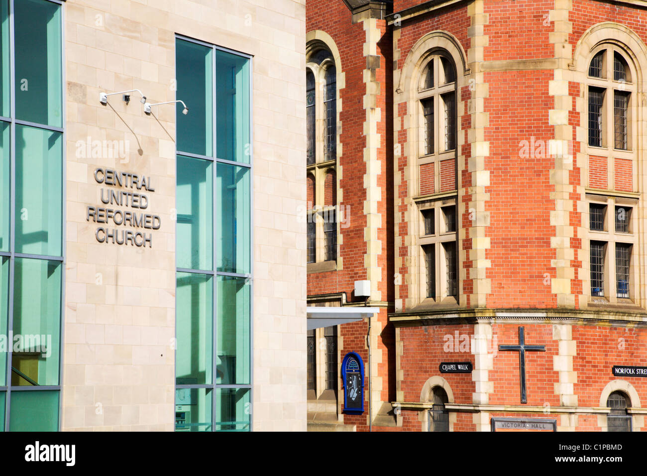 Victoria Hall Methodist Church Sheffield South Yorkshire England Stock ...