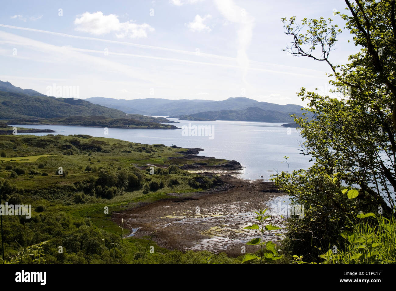 Scotland, Ardnamurchan, peninsula on Loch Sunart Stock Photo - Alamy
