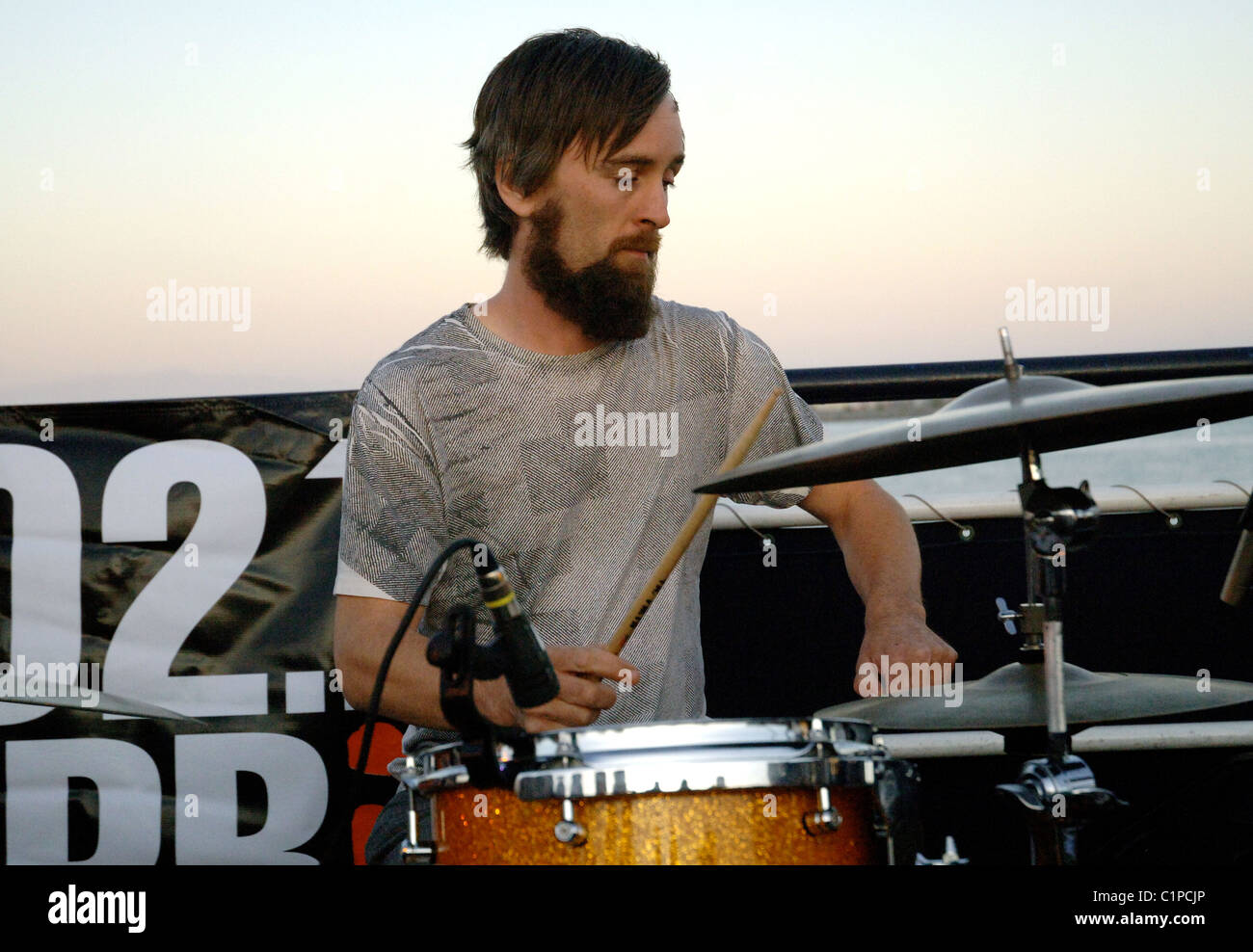 Andrew Bird performs with his band to an invite only crowd on the ...