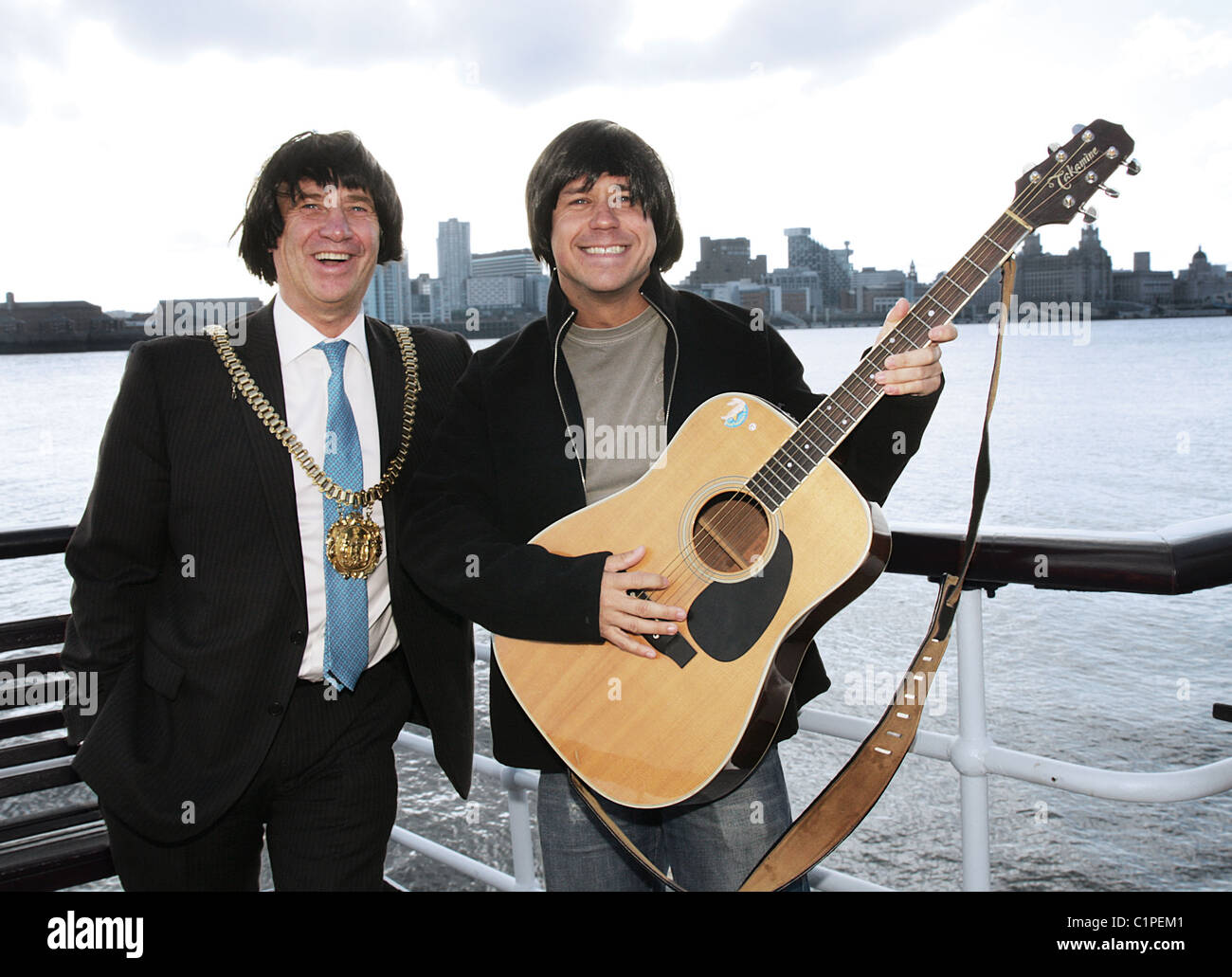 Liverpool Lord Mayor Mike Storey and Craig Phillips The Backbeat ...