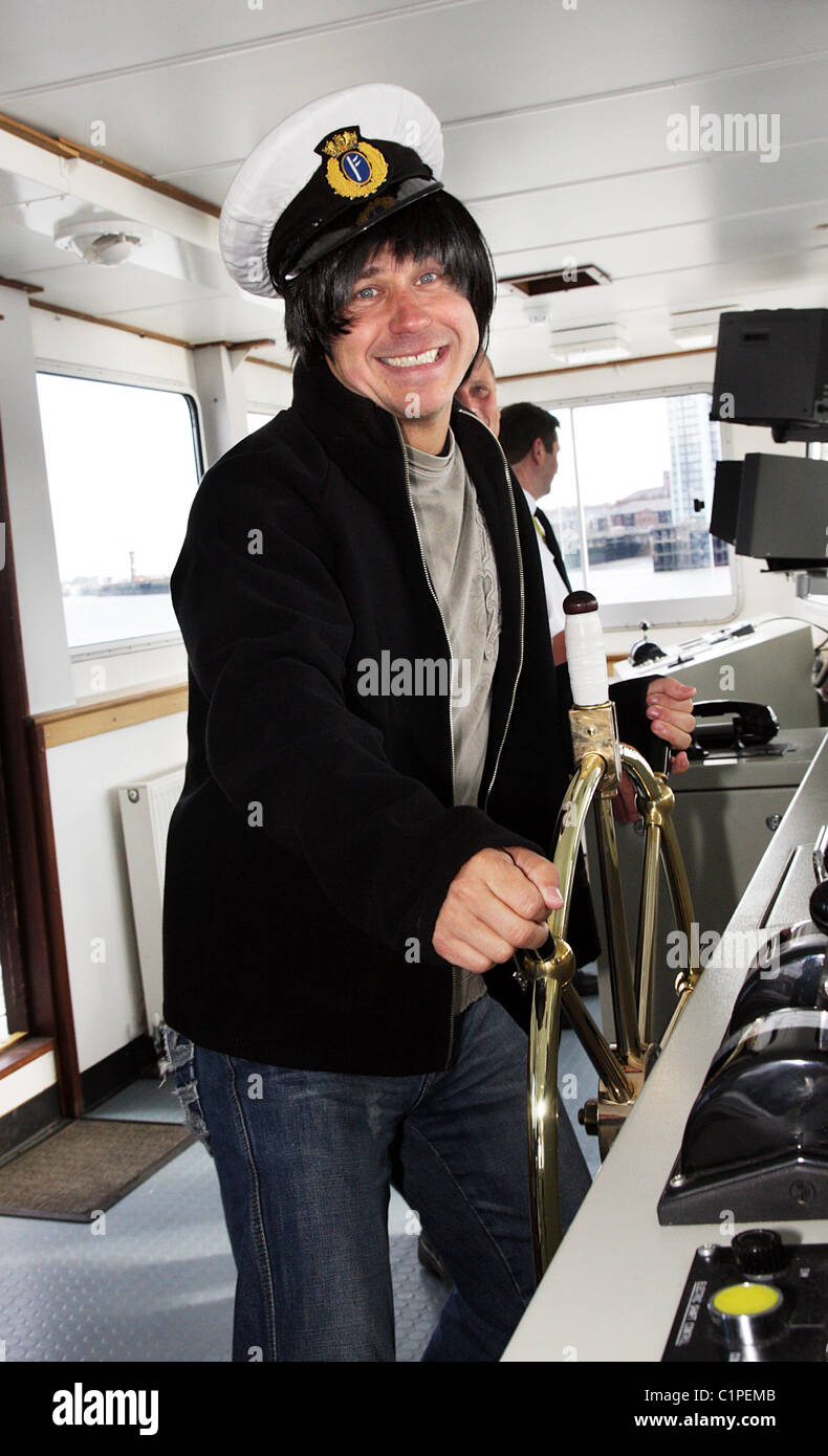 Craig Phillips The Backbeat Beatles perform on a Mersey ferry as part ...
