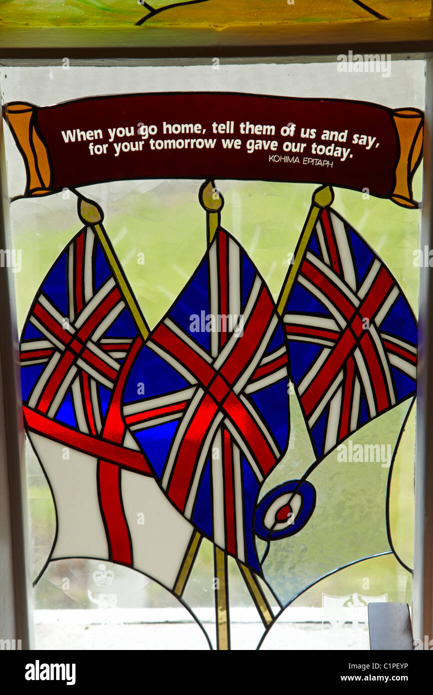 Union Jack Stained Glass