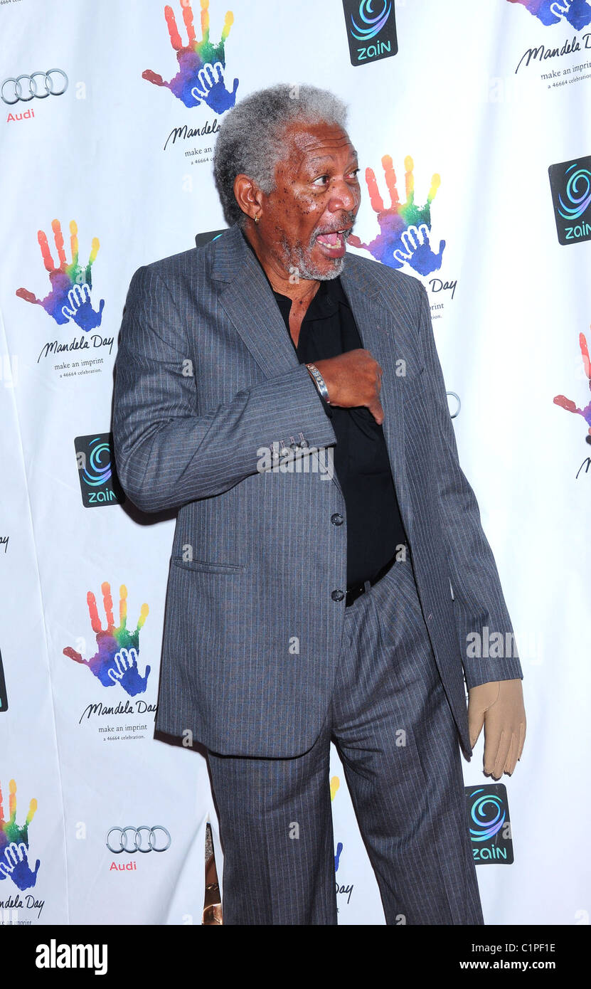 Morgan Freeman Mandela Day: A 46664 Celebration Concert at Radio City ...