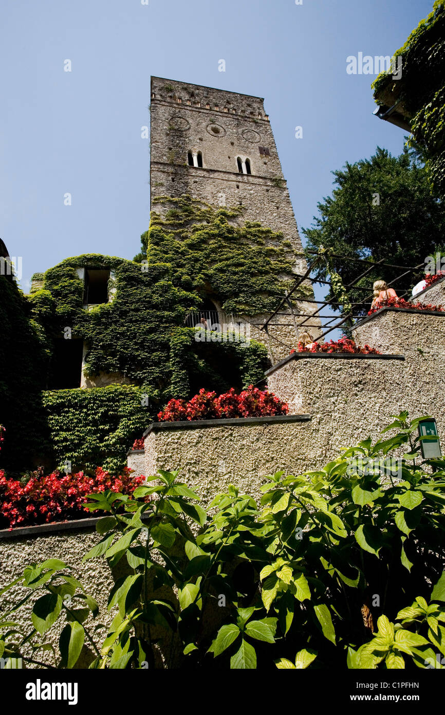 Tower of villa rufolo hi-res stock photography and images - Alamy
