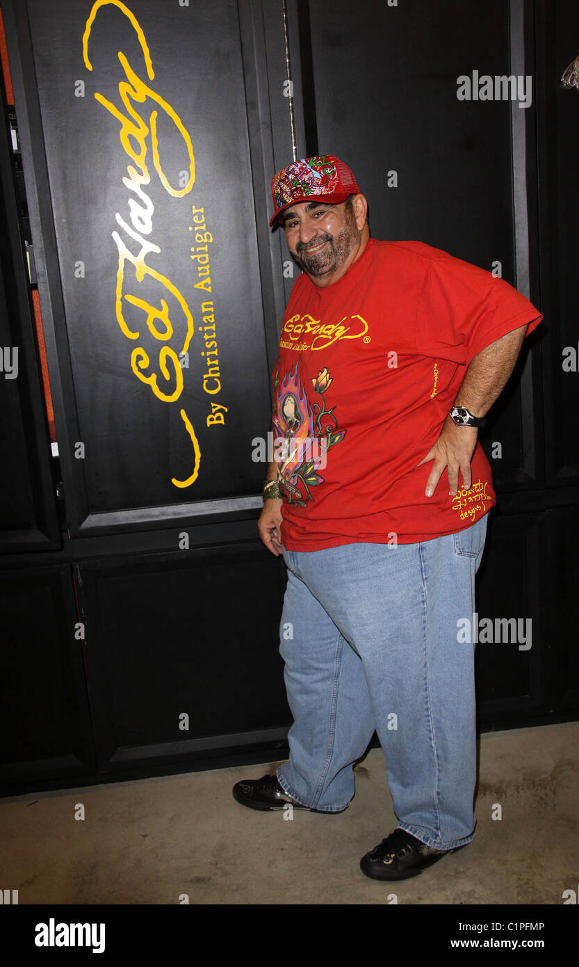Ken Davitian visits an Ed Hardy store at The Ed Hardy Headquarters ...