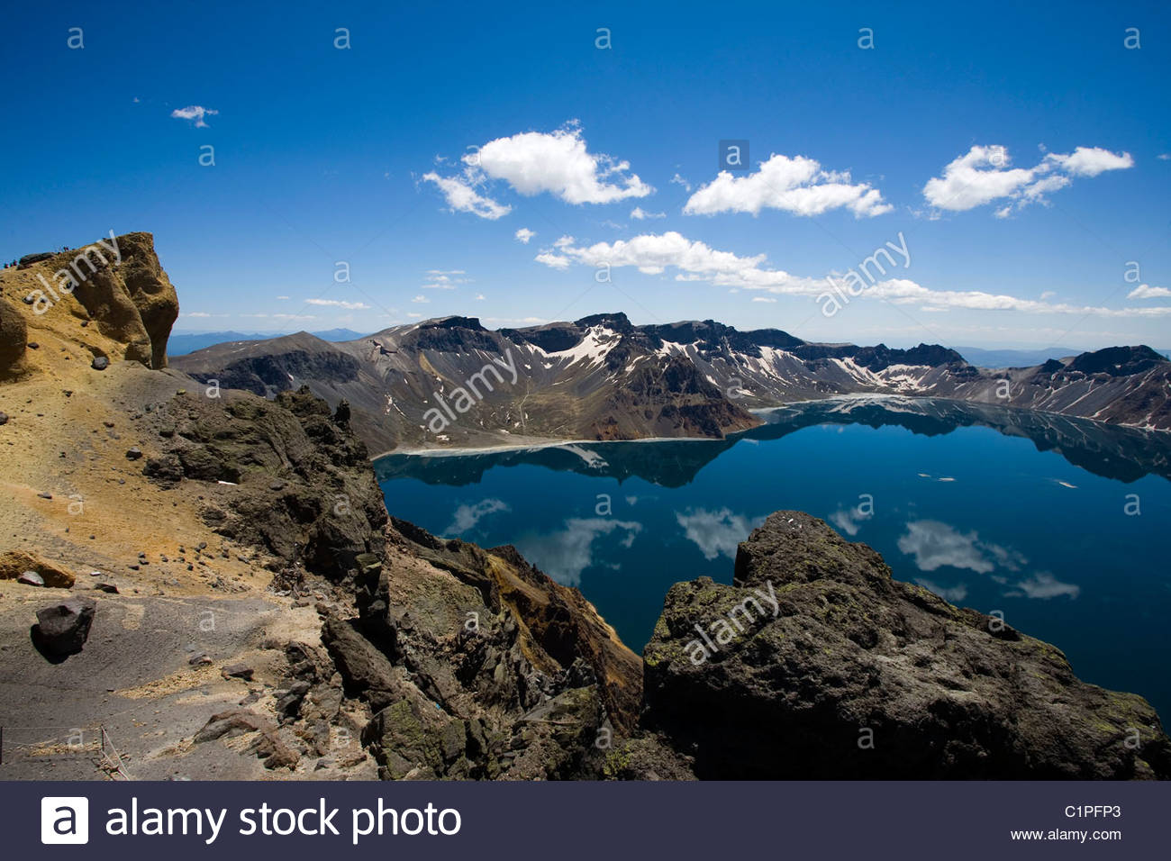 Changbai Jilin Mountain Tianchi Stock Photos & Changbai Jilin Mountain ...