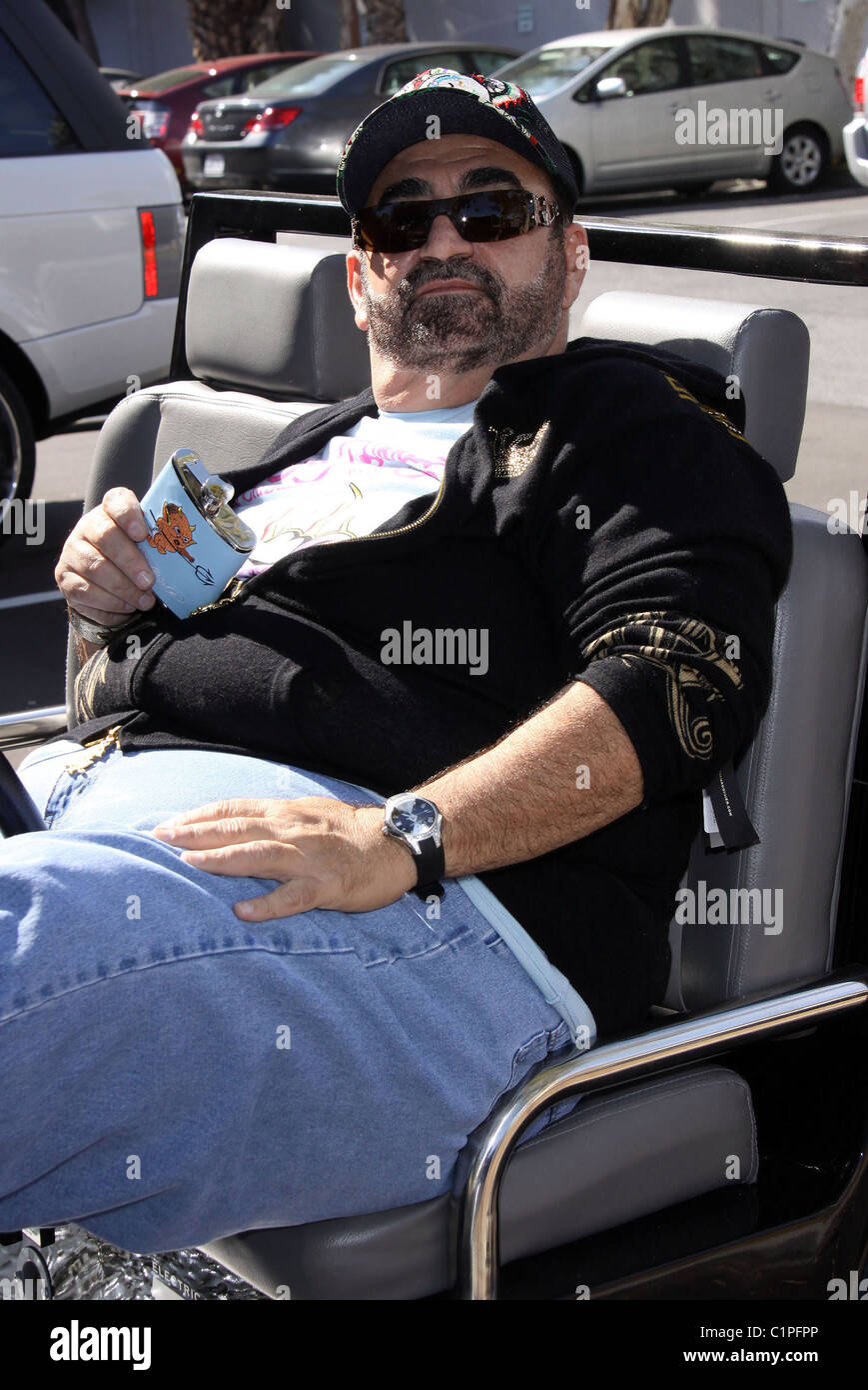 Ken Davitian visits an Ed Hardy store at The Ed Hardy Headquarters ...
