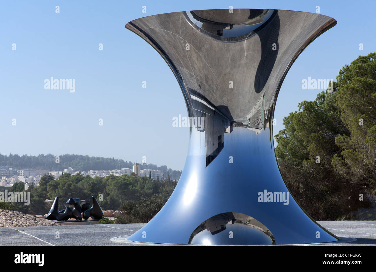 Israel, Jerusalem, a steel art work in the Israel Museum Stock Photo ...