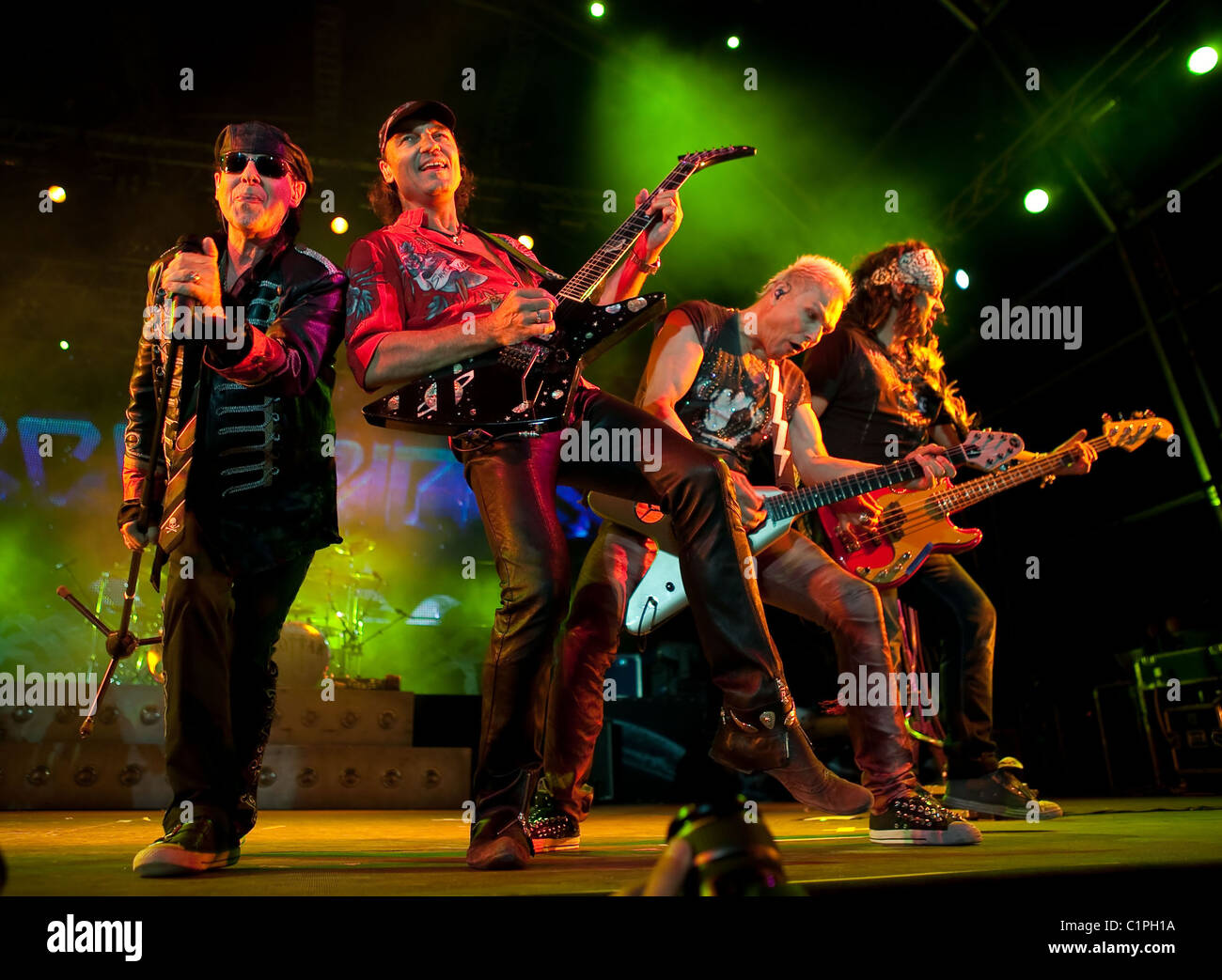 Scorpions performing live at Festival Mares Vivas at Praia do Cabedelo ...