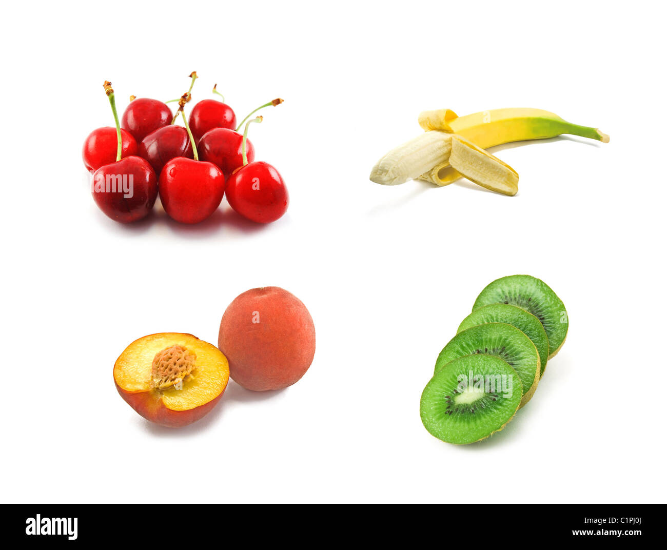 fruit are isolated on a white background Stock Photo - Alamy