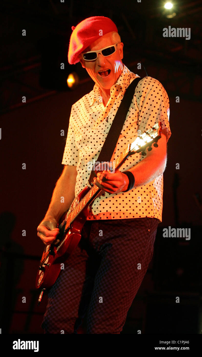 Captain Sensible of The Damned performing live at the Cornbury Music ...