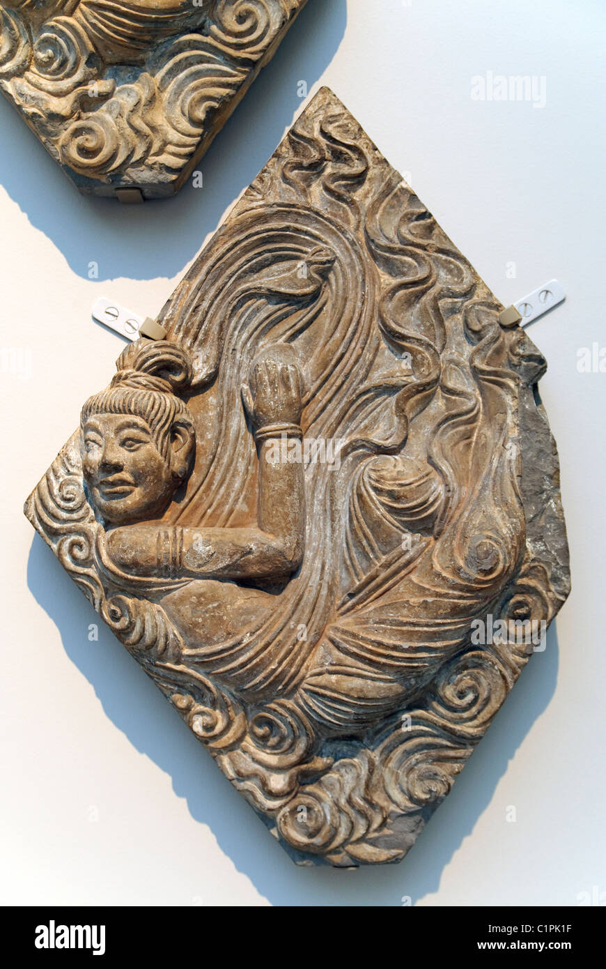 Flying Celestial Apsara, (Feitian), 7th century; Tang dynasty (618–907 ...