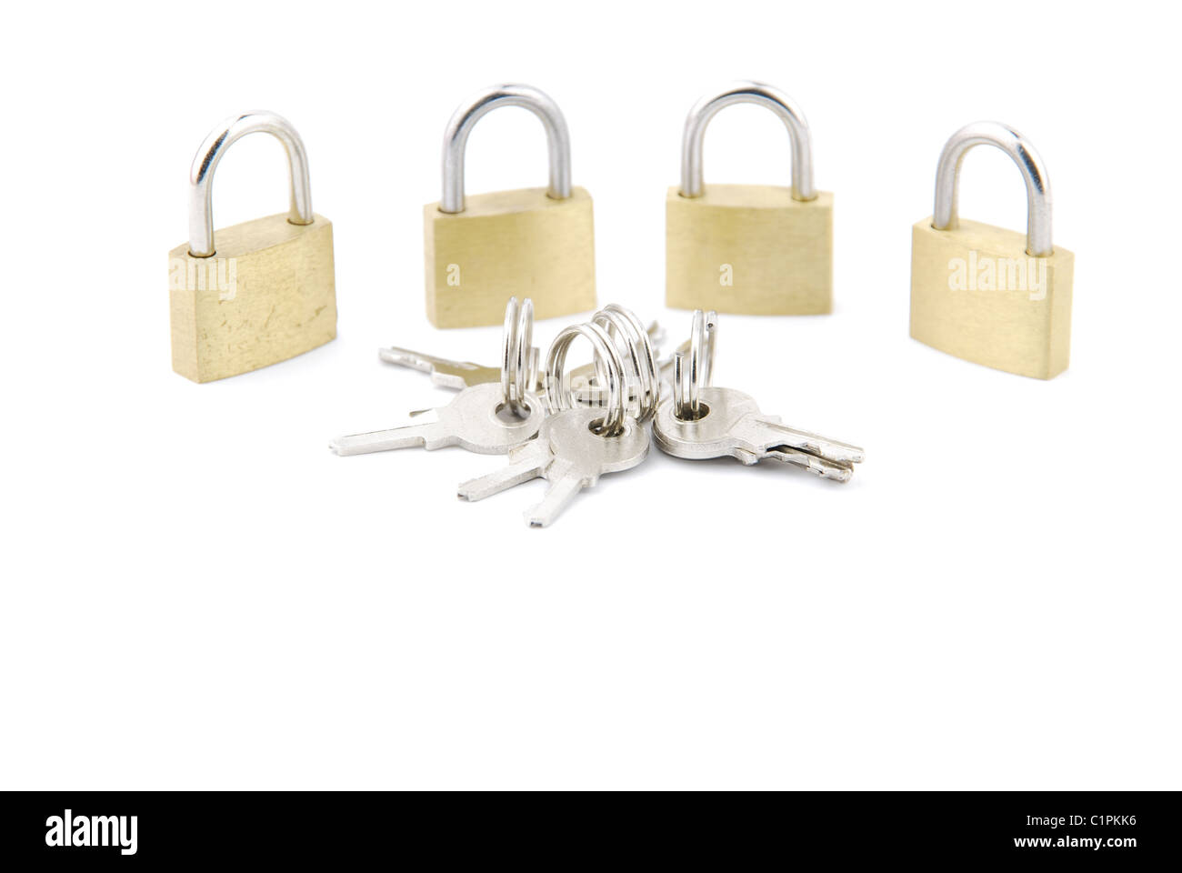 Keys open padlock security hi-res stock photography and images - Alamy
