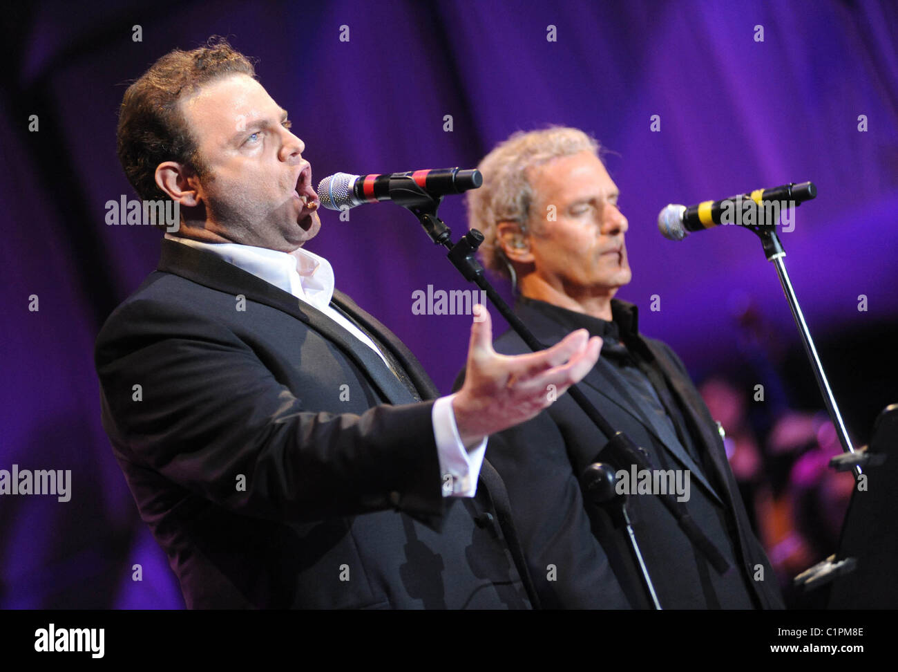 Maltese world famous Tenor Joseph Callejja and American singer Michael ...