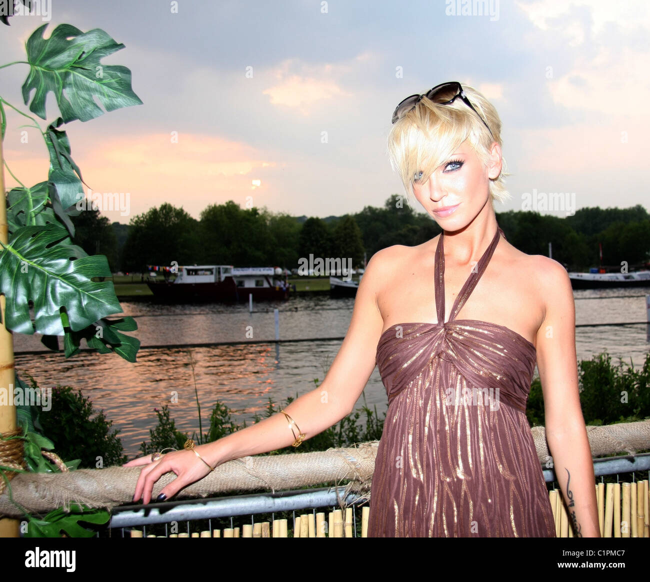 Sarah Harding Mahiki at the Henley Regatta Henley-on-Thames, England ...