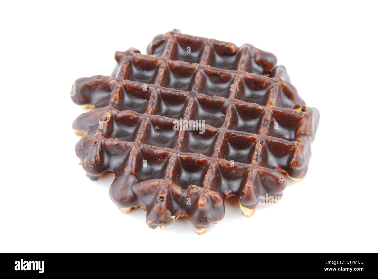 Waffle sweet homemade belgian Cut Out Stock Images & Pictures - Alamy