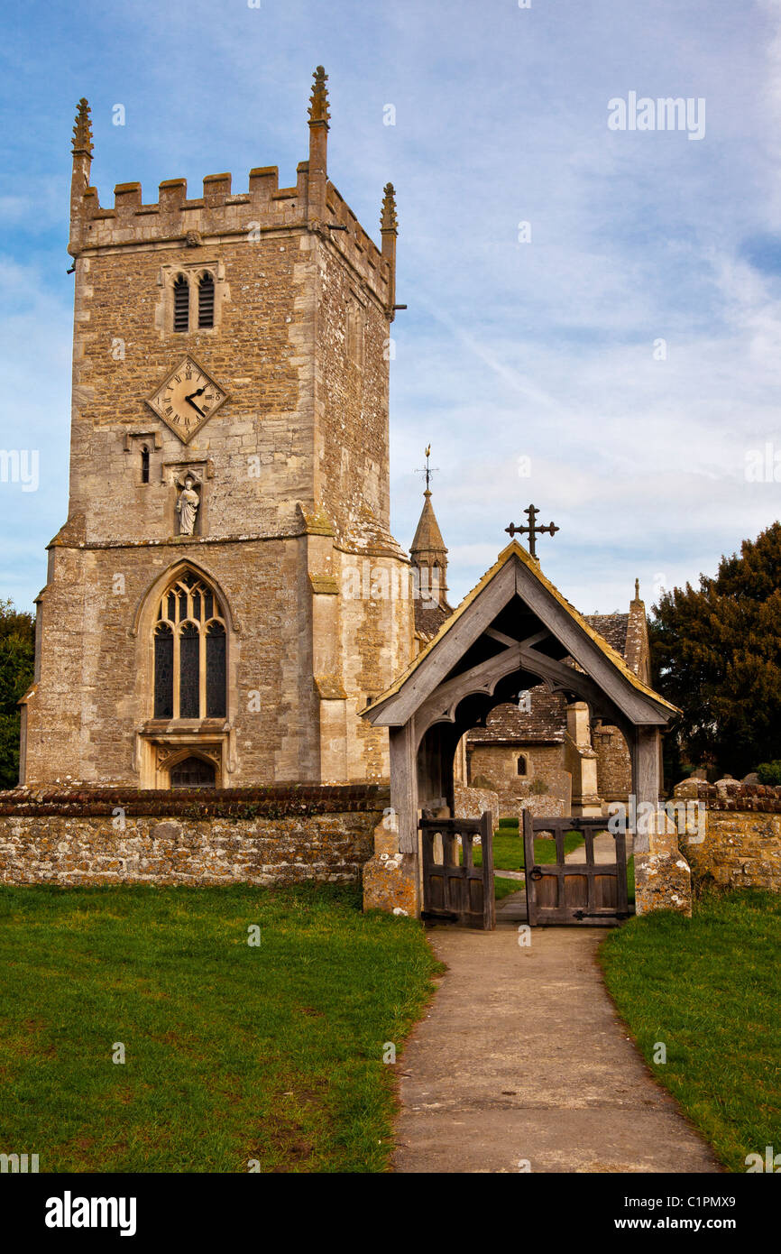 St Mary Magdalene, a typical Church of England, English village church ...