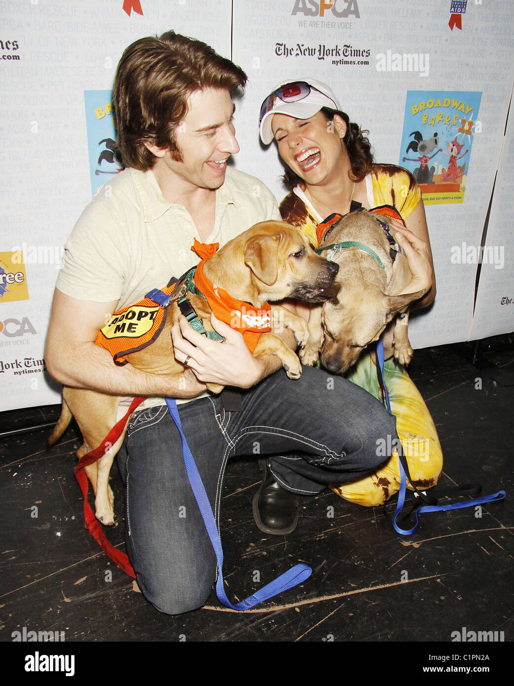 Andy Karl and Stephanie J. Block Broadway Barks, the 11th Annual Animal ...
